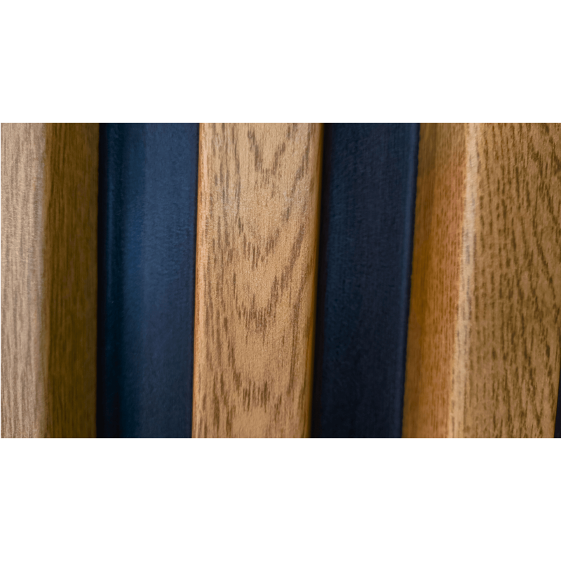 Tôle imitation bois tasseaux 40x40 | Bardage design et durable